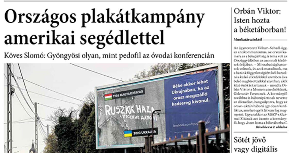 2023.04.12. - Magyar Nemzet - Napilap