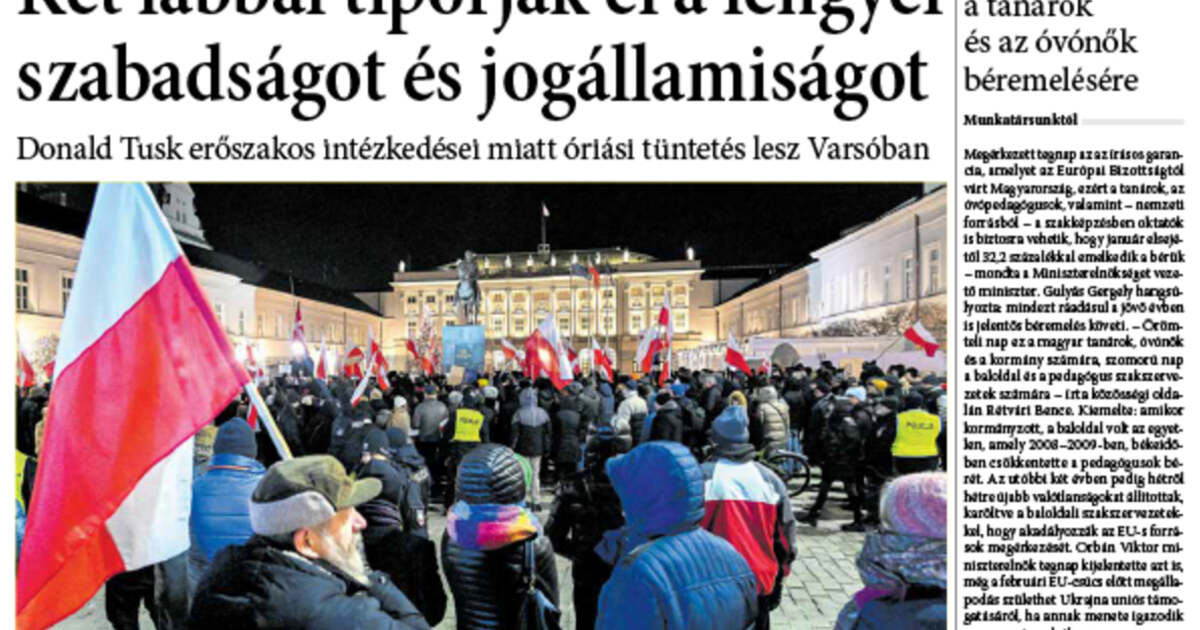 2024.01.11. - Magyar Nemzet - Napilap